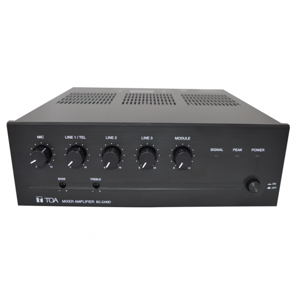 TOA BG-Series Multi-Channel Power Amplifier - Sound Solutions Canada
