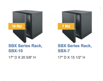 SBX Series, Economical Fixed Wall Rack - Sound Solutions Canada