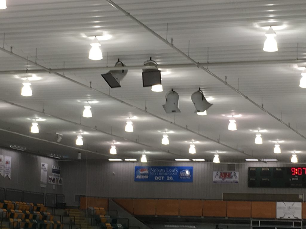 Nelson Arena Sound System Upgrade Oct 2018 - Sound Solutions Canada