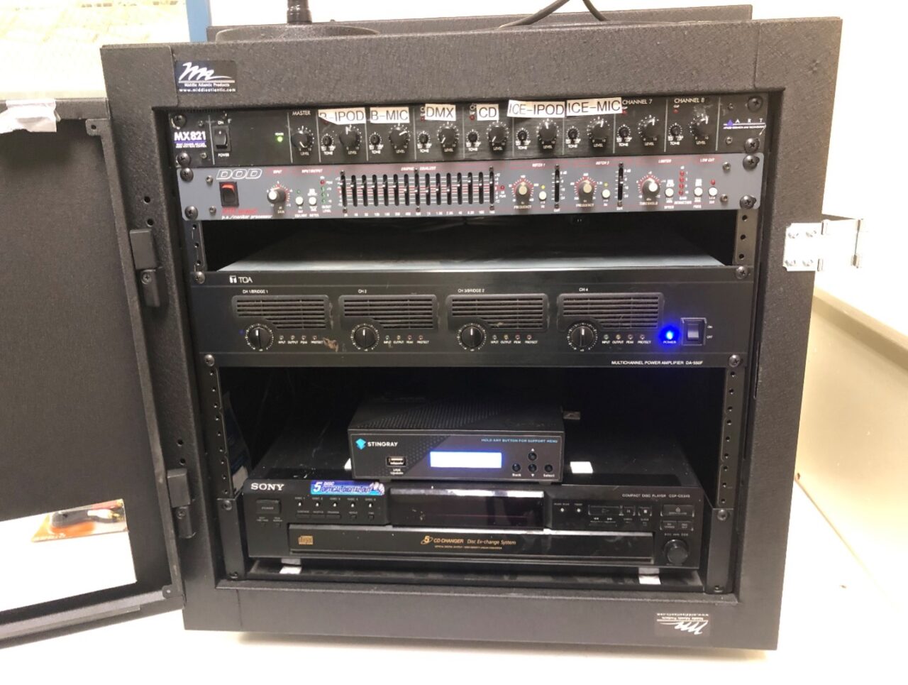 Kelowna Rutland Arena install May 2022 - Sound Solutions Canada